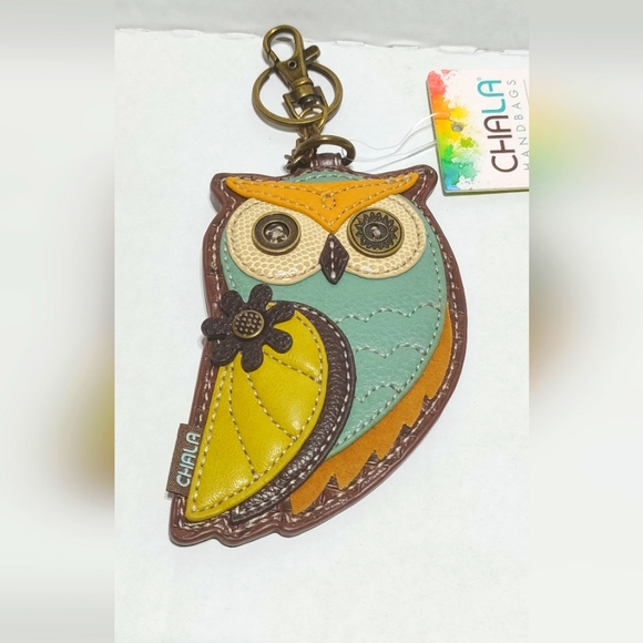 Chala | Bags | Chala Handbags Owl Coin Purse Vegan Leather Boho Peta ...